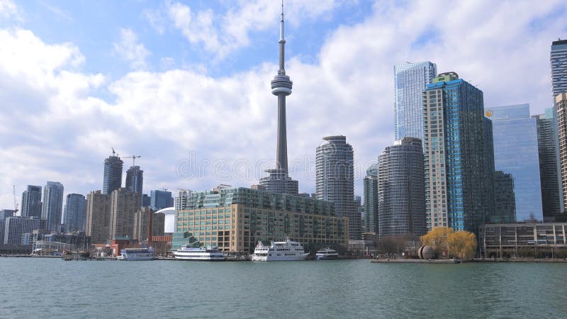 View Over the Toronto Skyline from Lake Ontario - TORONTO, CANADA ...