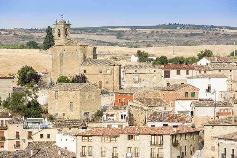 View Over Torres Del Rio Town, Navarre, Spain Stock Image - Image of ...