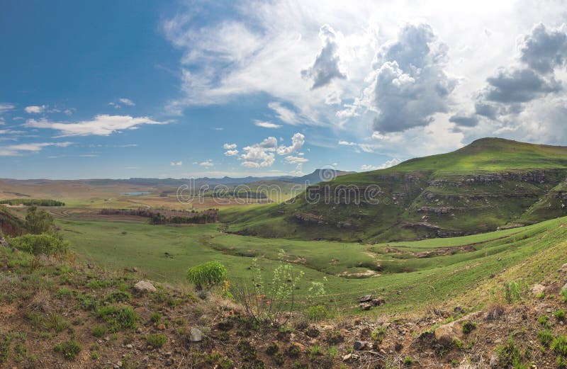 View over the valley stock image. Image of nature, landscape - 62150645