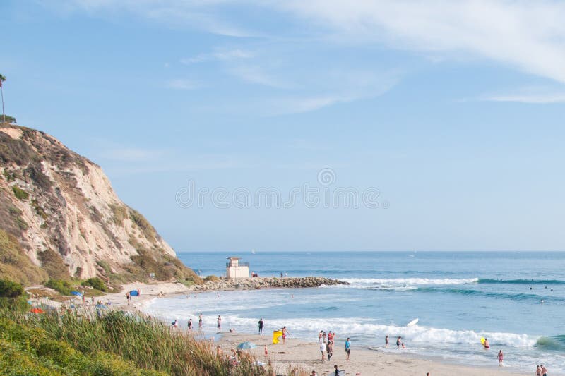 View on Pacific Ocean editorial stock image. Image of catalonia - 96602974