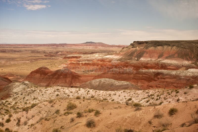 View of Painted Desert stock image. Image of arizona - 10417895