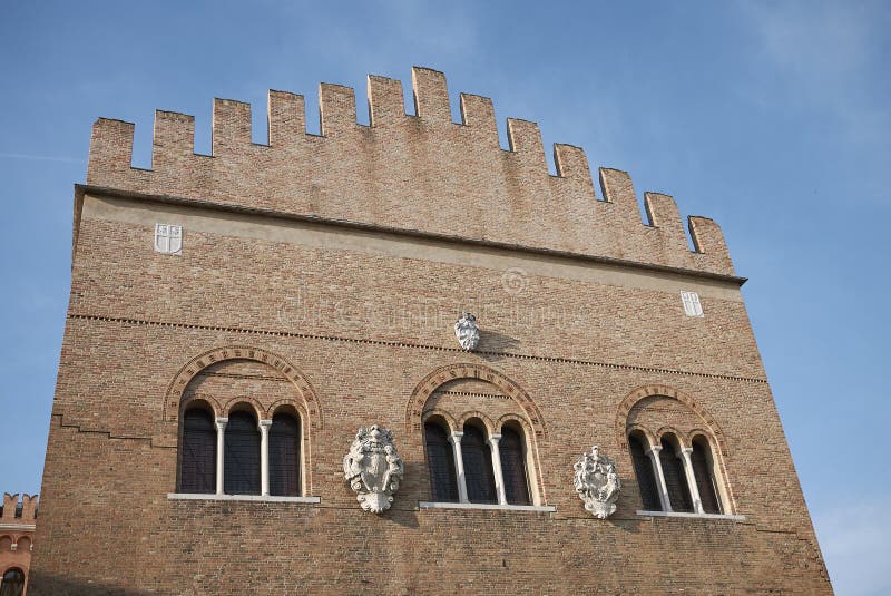 View of Palazzo Dei Trecento Editorial Stock Photo - Image of ancient ...