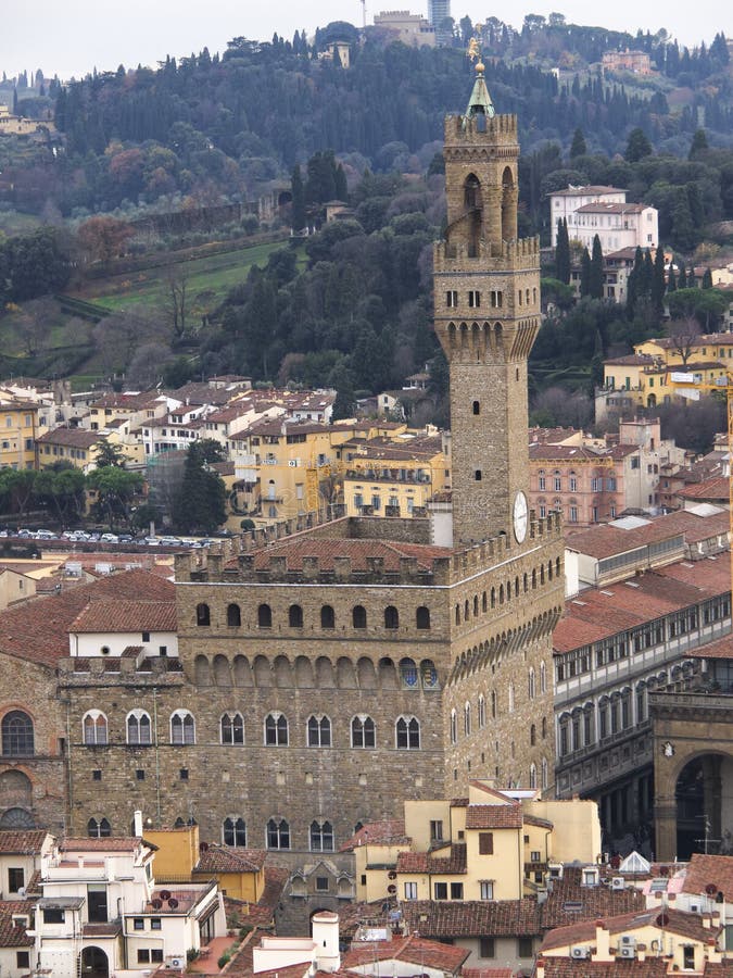 View of Palazzo Vecchio Florence Stock Image - Image of tourism ...