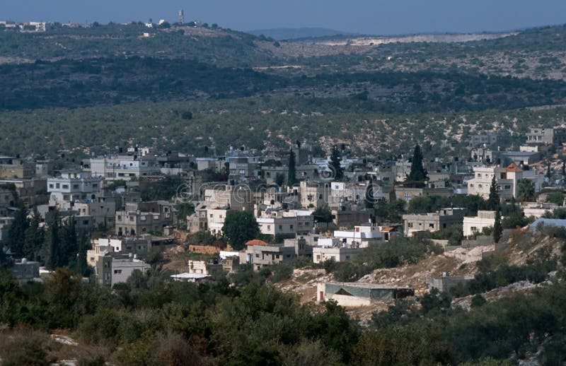 View of a Palestinian Village. Editorial Stock Image - Image of houses ...