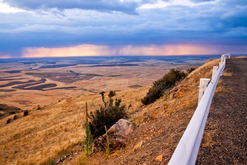 A View of the Palouse from the Top of Steptoe Butte in Eastern ...