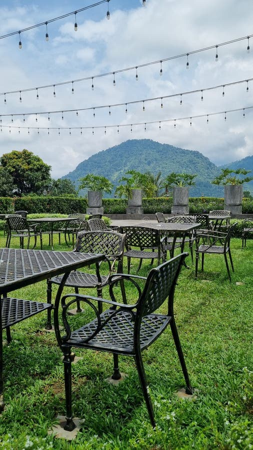 View from Pancar Garden Resto Sentul Selatan Indonesia Stock Photo ...