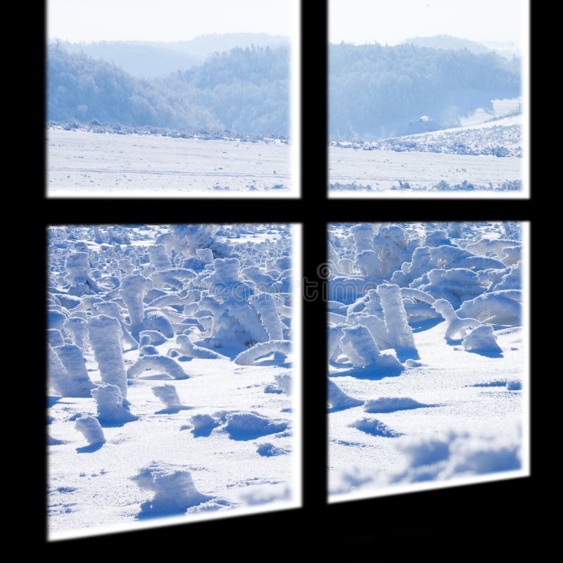 View through paned window stock image. Image of fresh - 13243855