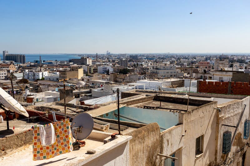View of the Panorama of the City of Sousse from Different Viewpoints ...