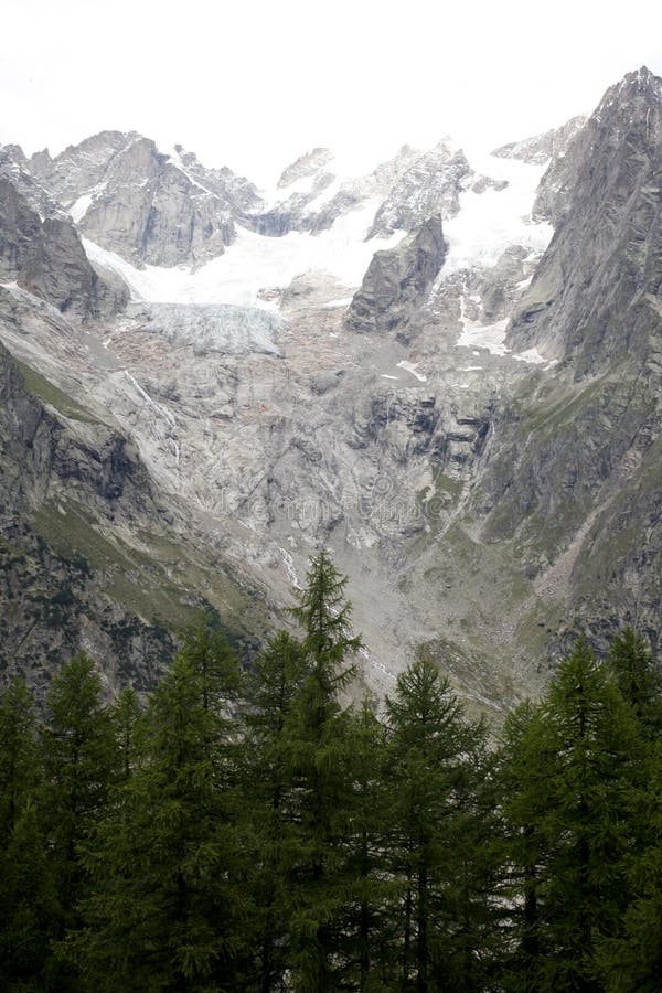 Melting Glacier on Italian Alps Stock Image - Image of climate, nature ...