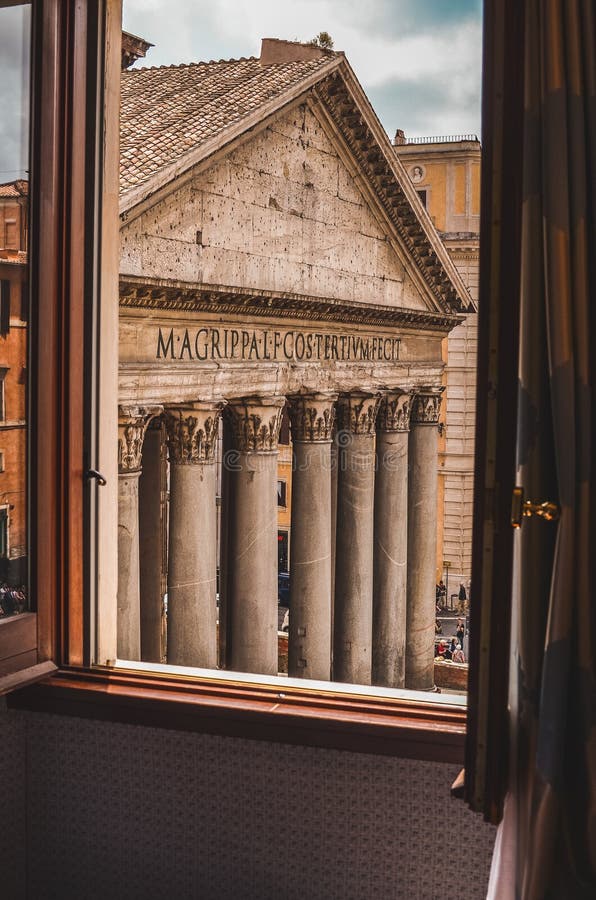 Pantheon next door stock photo. Image of color, historic - 142356630