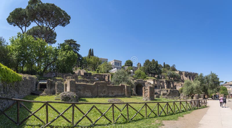 View of Parco Archeologico Del Colosseo in Rome Editorial Stock Photo ...