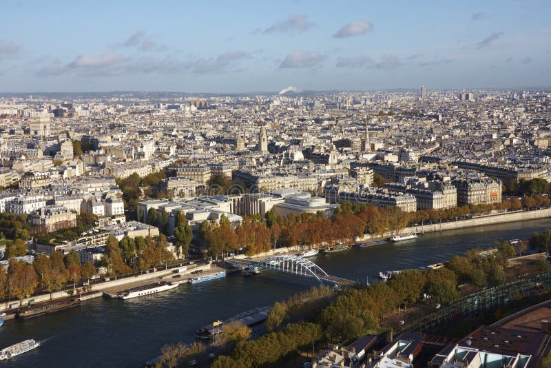 View of PAris stock image. Image of city, high, colorful - 11966285