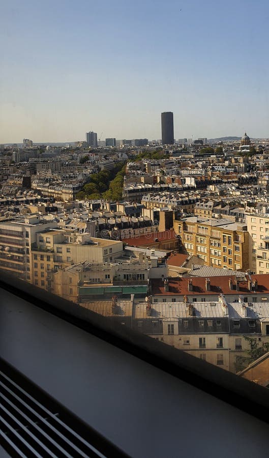 View of Paris stock image. Image of panorama, downtown - 204226681