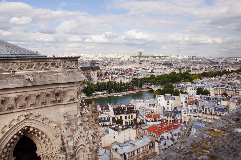 View of Paris city editorial photo. Image of attraction - 37153846