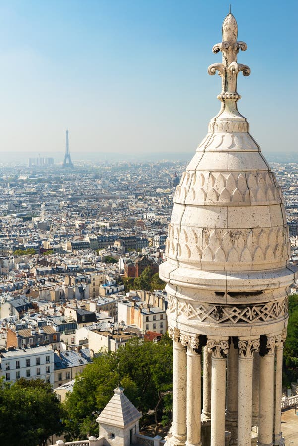 View of Paris from the Sacre Coeur Stock Photo - Image of city, sacre ...