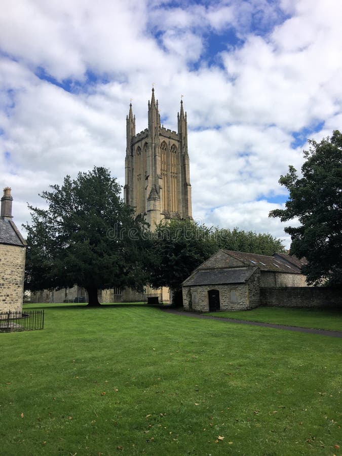 A View of a Parish Church in Wells Stock Image - Image of archway ...