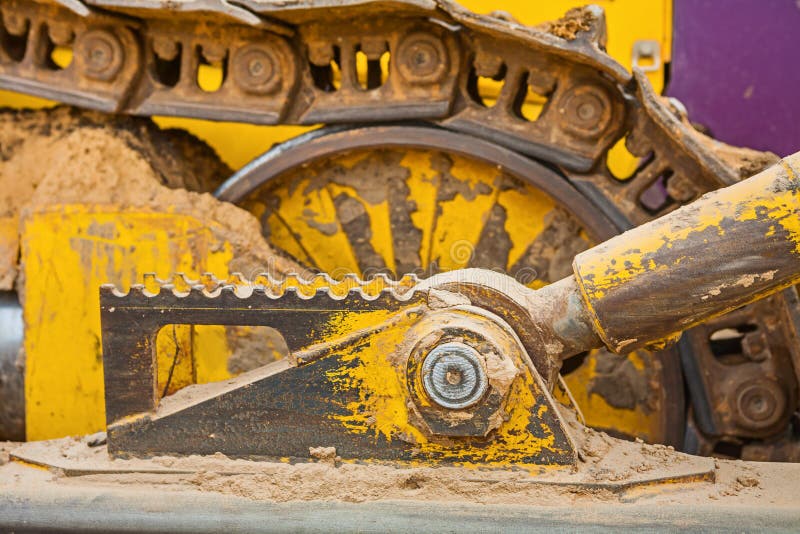 Bulldozer track stock image. Image of caterpillar, tractor - 31079947