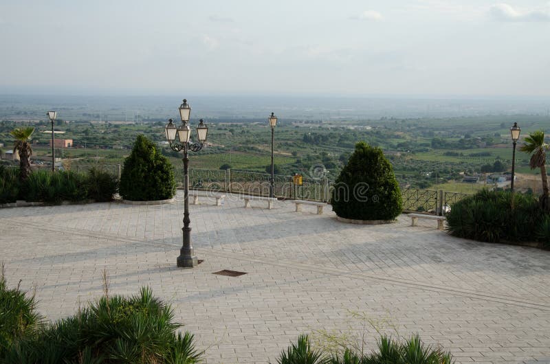 View of Partanna. Sicily stock image. Image of arch, agrigento - 85826937