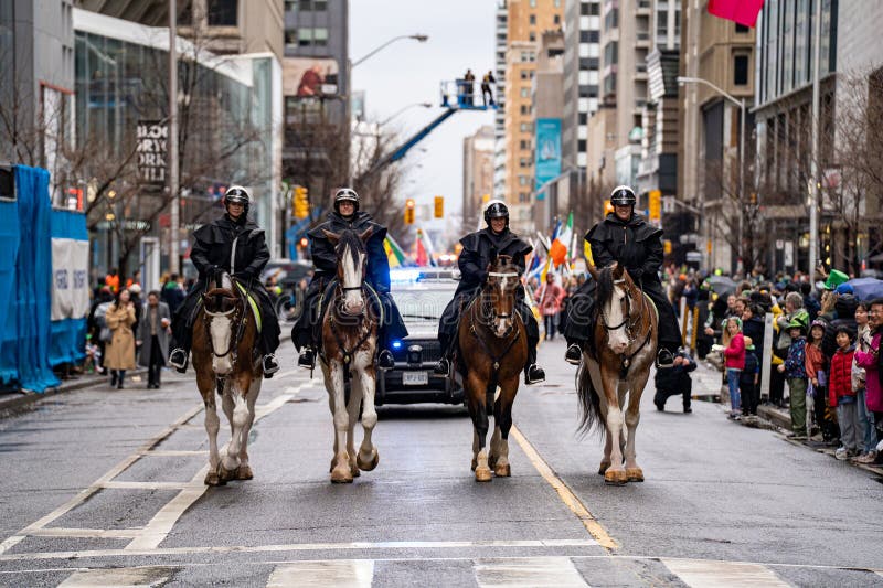 View of Participants at the St. Patrick S Day Parade 2025 in Toronto ...