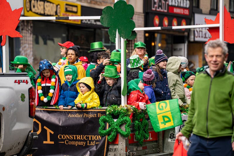 View of Participants at the St. Patrick S Day Parade 2025 in Toronto ...
