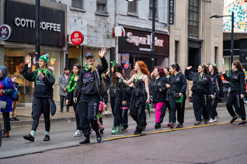View of Participants at the St. Patrick S Day Parade 2025 in Toronto ...