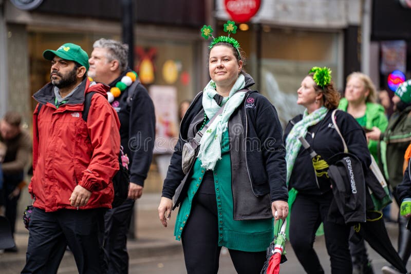 View of Participants at the St. Patrick S Day Parade 2025 in Toronto ...