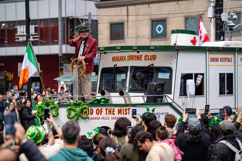 View of Participants at the St. Patrick S Day Parade 2025 in Toronto ...