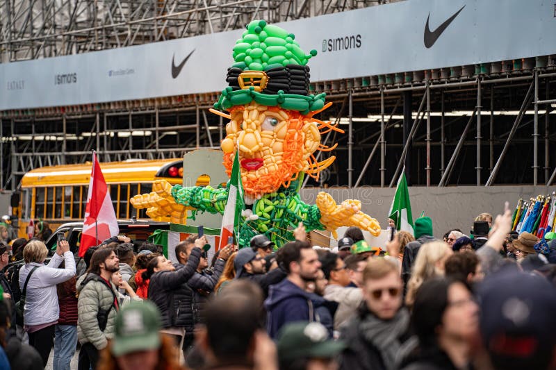 View of Participants at the St. Patrick S Day Parade 2025 in Toronto ...