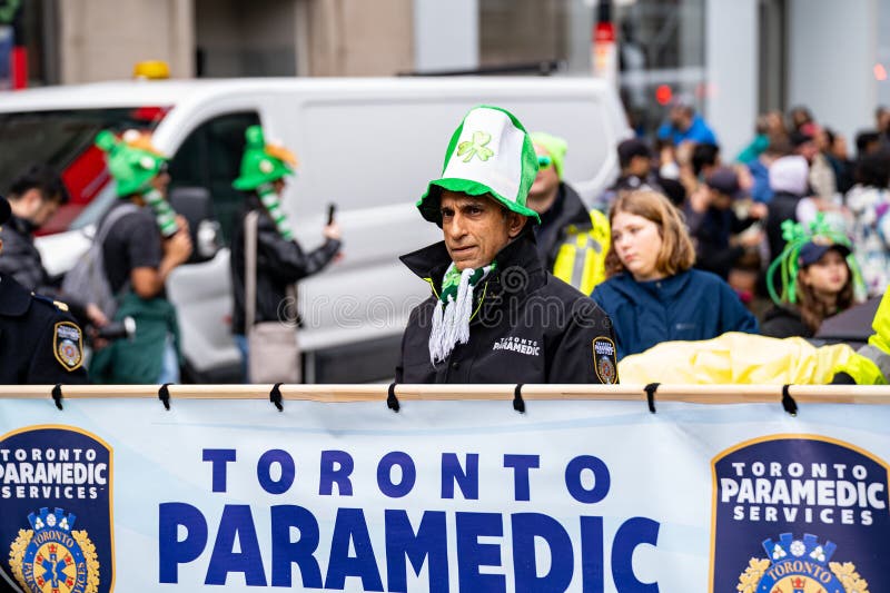 View of Participants at the St. Patrick S Day Parade 2025 in Toronto ...