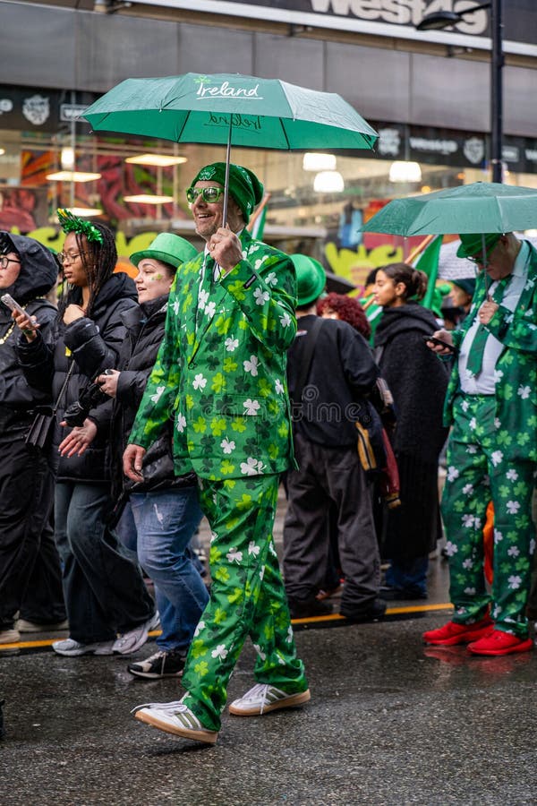 View of Participants at the St. Patrick S Day Parade 2025 in Toronto ...