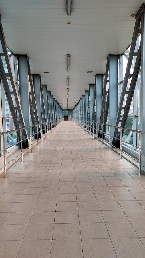 View of the Passage in the Glass Bridge, the Passage in the Business ...