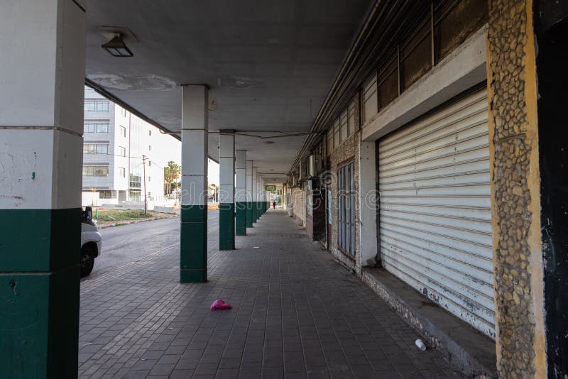 A View of the Passenger Docks at Hadera Central Station Editorial ...