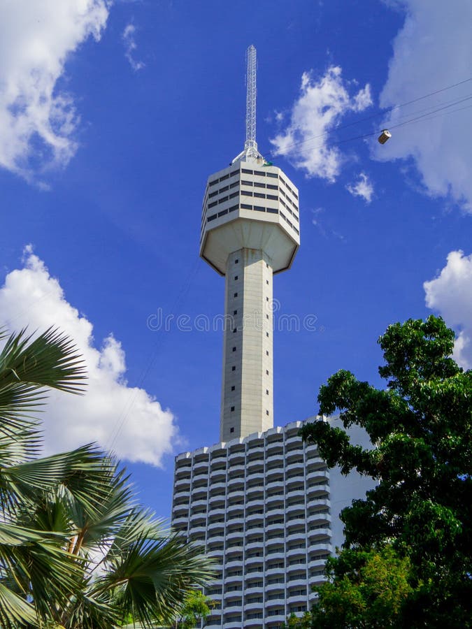 Pattaya Tower stock image. Image of skyline, modern - 174062715