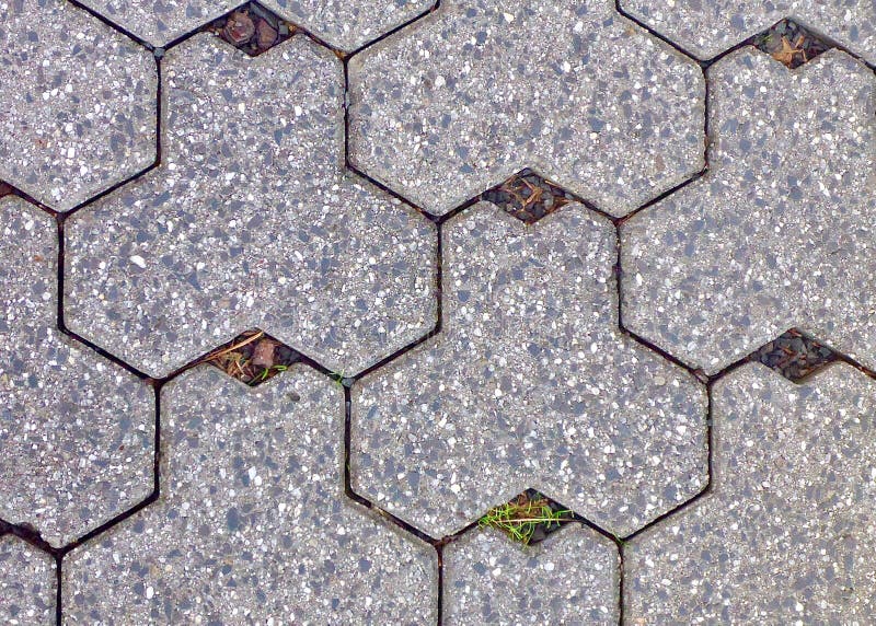 Fan Pattern of Pavers on the Walkway Stock Image - Image of muted ...