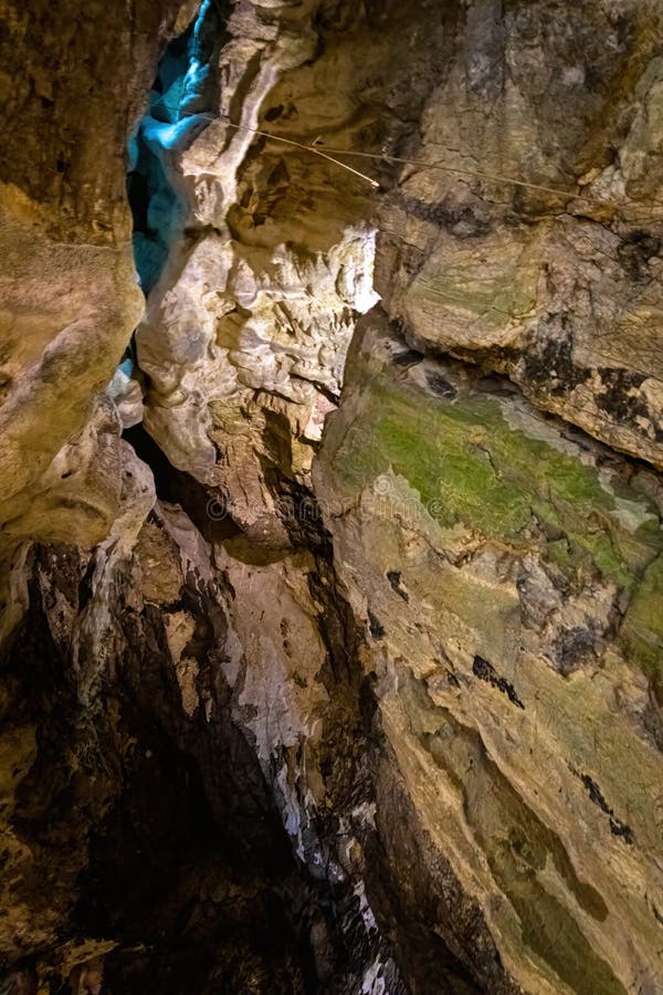View of the Peak Cavern, Also Known As the Devil`s Arse, in Castleton, Derbyshire, England Stock ...