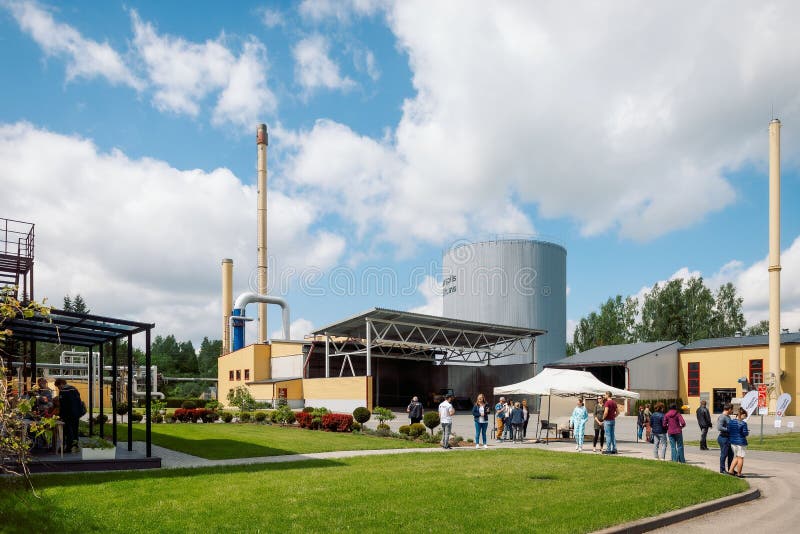 View of People Visiting the First Solar Collector Field for Centralized ...
