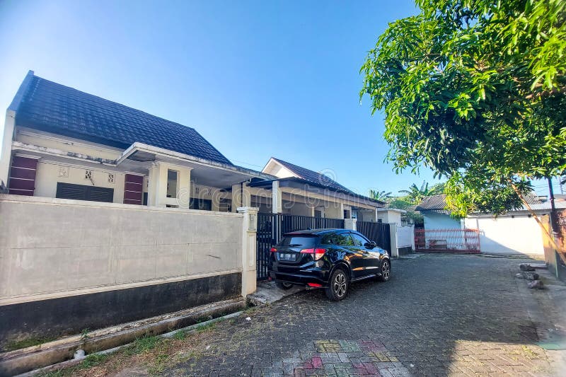 View of the Permanent House and Cars Parked in Front of it Stock Image ...