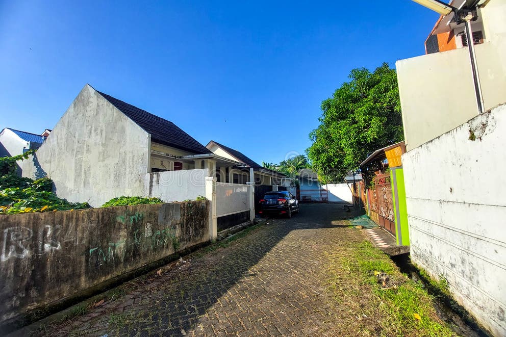 View of the Permanent House and Cars Parked in Front of it Stock Image ...