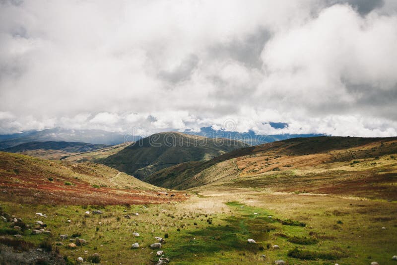A View at a Peruvian Landscape Stock Photo - Image of ancient, peru ...