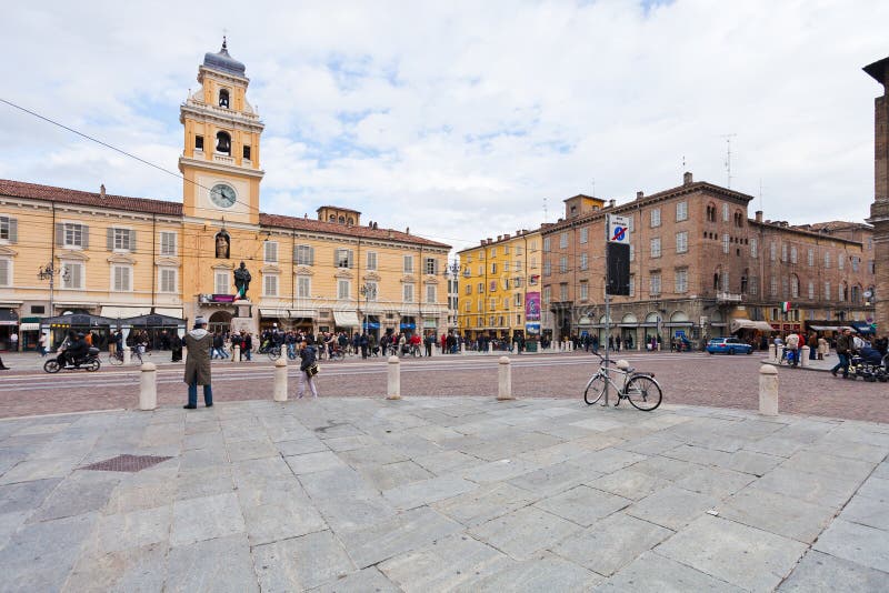 View Of Piazza Garibaldi In Parma, Italy Editorial Stock Photo - Image ...