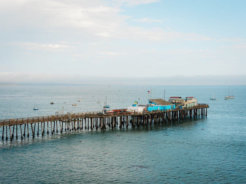 View of the Pier in Capitola, California Stock Image - Image of states ...