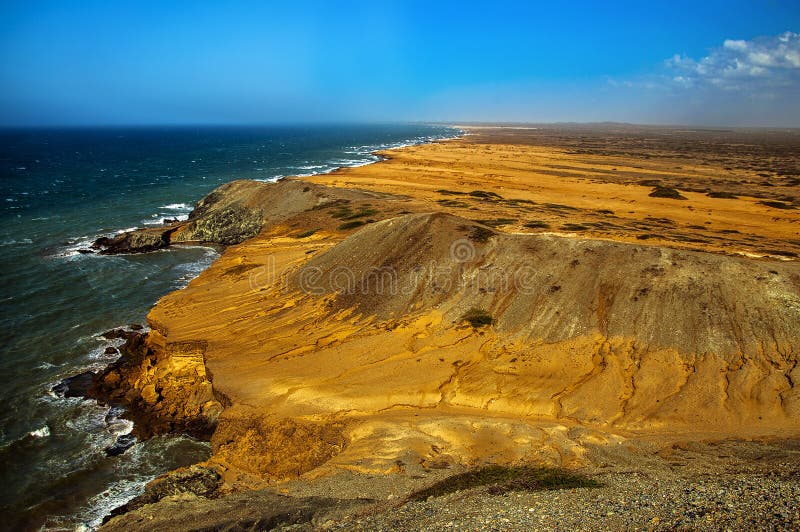 Cabo de la Vela stock photo. Image of turquoise, colombian - 11546612