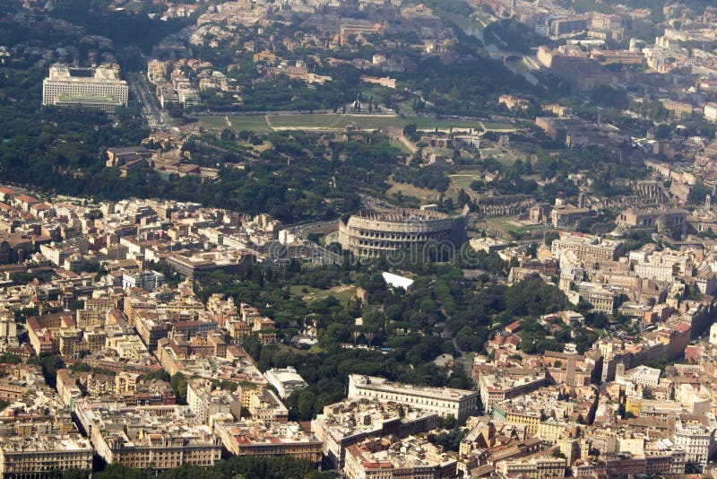 View from Plane stock photo. Image of rome, sunny, city - 43555872