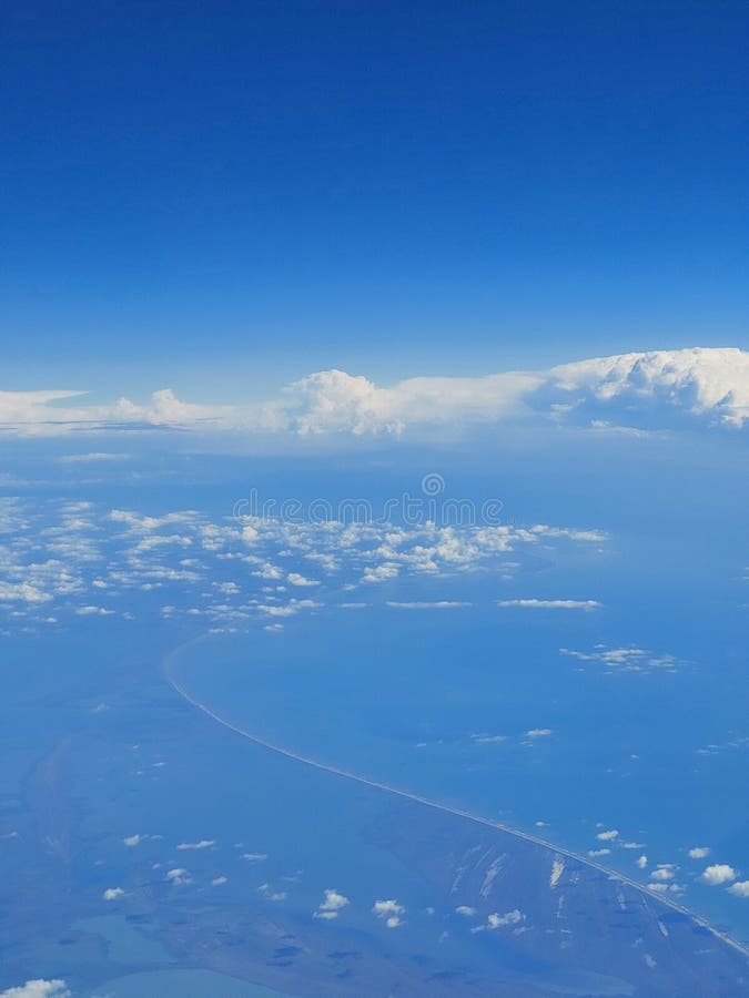 View from the Plane To the Azure Sea of Antalya Stock Photo - Image of ...