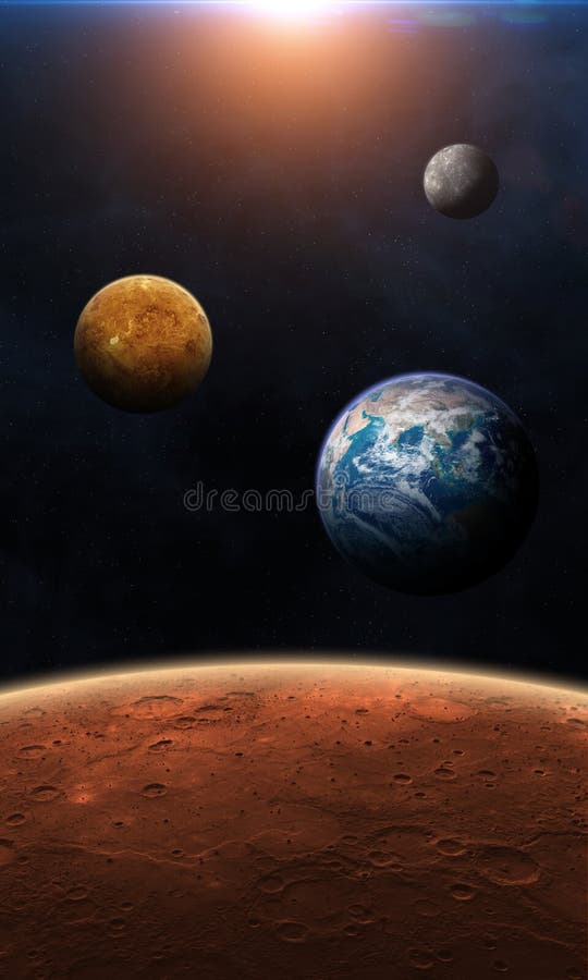 Planets on Parade: Six Planets Set To Align Stock Image - Image of ...