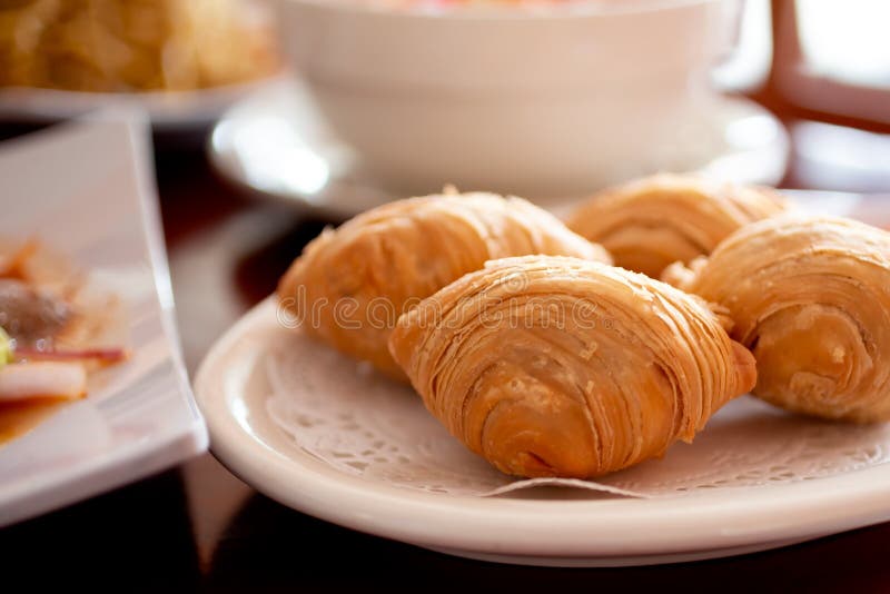 Thai puffs stock image. Image of kitchen, retail, drink - 192731879