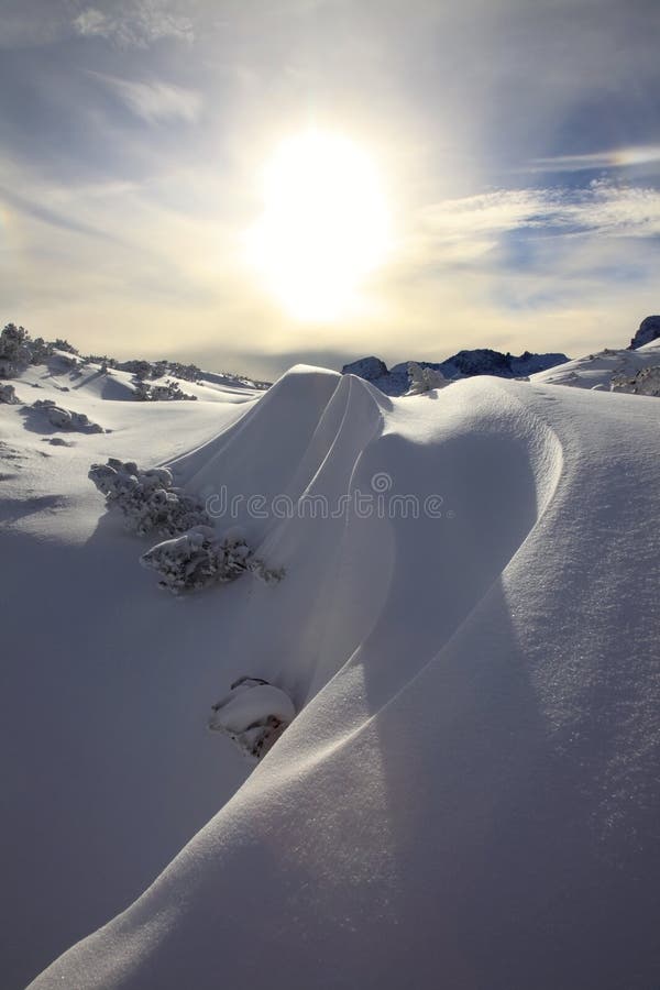 View of Plateau Dachstein-Krippenstein. Stock Photo - Image of activity ...