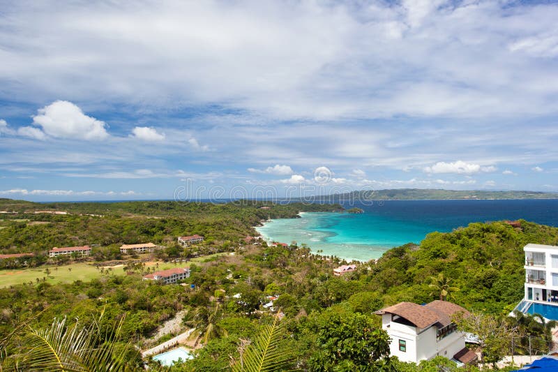View Point on Island Boracay Stock Image - Image of exotic, lounge ...