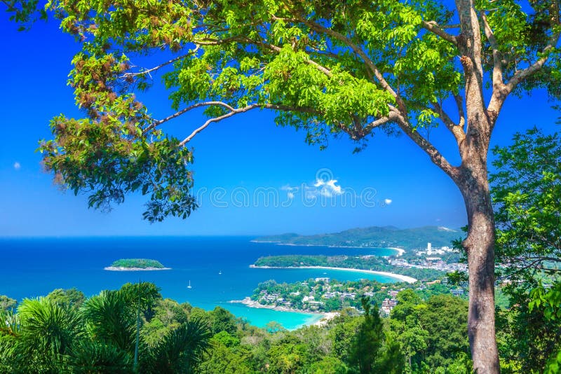 View point of Karon Beach stock photo. Image of paradise - 172028526