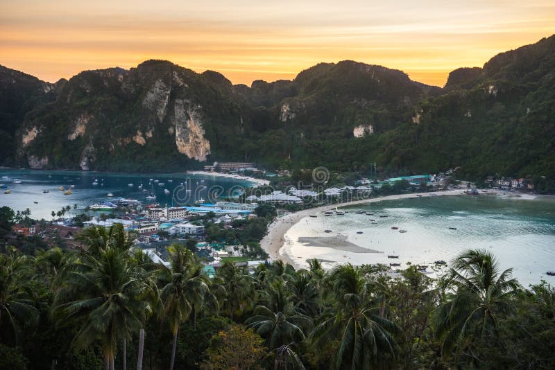 View Point Koh Phi Phi 2 stock photo. Image of buddhas - 92807368